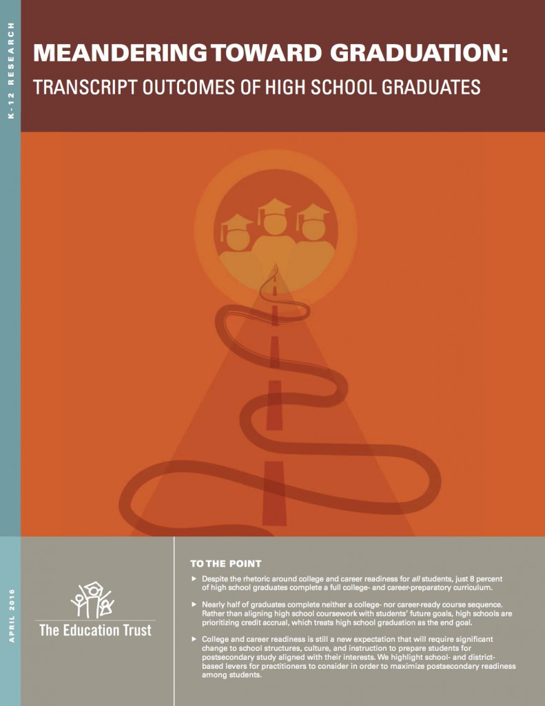 Meandering Toward Graduation: Transcript Outcomes of High School ...